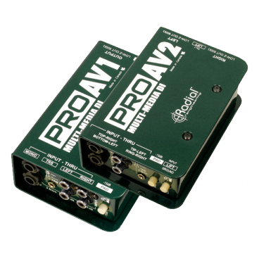 Radial Pro D8 Rack Mountable Direct Box: Church On Wheels